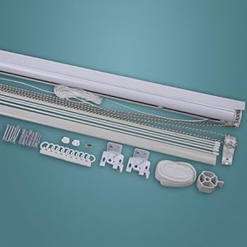 Deluxe Roman Blind Headrail Kit - Aluminium Headrail - 120CM: Amazon.co ...