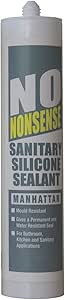 No Nonsense Sanitary Silicone Sealant Manhattan Grey 310ml: Amazon.co.uk: DIY & Tools