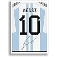 Lionel Messi Argentina World Cup Winner 2022 Signed A4 Poster Photo ...