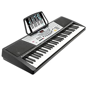Hamzer 61 Key Electronic Music Electric Keyboard Piano - Black : Amazon ...