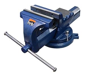 Profi Schraubstock 130mm Spannweite, Stahl geschmiedet, 360° drehbar ...