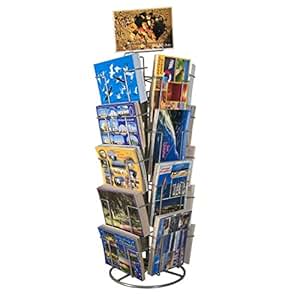 Theken-Kartenständer Postkartenständer für Postkarten 18 Motive drehbar ...