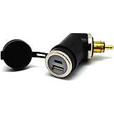Cliff Top DIN USB Charger 36W PD USB-C and QC 3.0 USB Plug Adapter for ...