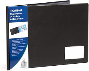 Goldline A3 Landscape Display Book with 24 Pocket : Amazon.co.uk ...
