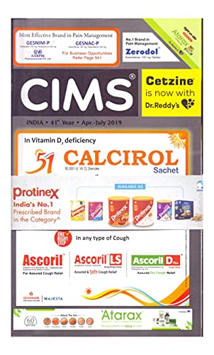 CIMS (APRIL TO JULY 2021) : CIMS DRUG MONITOR: Amazon.in: Books