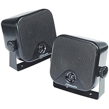 Pyramid 2060 300W 3-Way Mini Pod Box Speakers for Car/Truck/Van Dash ...
