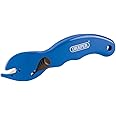 Draper Packaging Cutter, Blue (Plastic, Alloy Steel Blade, Safety Style ...