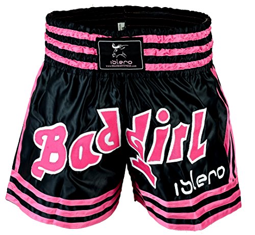 Islero Ladies Pink Muay Thai Shorts Fight MMA Kick Boxing Shorts ...