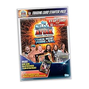 WWE SLAM ATTAX TRADING CARDS TNF - THEN - NOW - FOREVER - STARTER PACK Includes Limited Edition ...