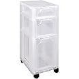 Really Useful Plastic Storage Box Slimline Storage Tower 1x3.5 Litre + 1x6 Litre + 1x11.5 Litre ...