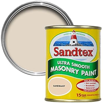 Sandtex 150ml Tester Pot Sandblast Ultra Smooth Masonry Paint: Amazon ...