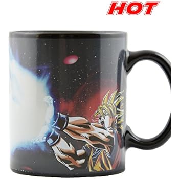 Magic Mugs Dragon Ball Z Color Changing Goku Kamehameha Coffee Mug Heat ...
