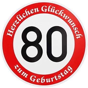 Schild Retro Vintage Geburtstag 80 80er achtzig Jahrgang 1940 Geschenk ...