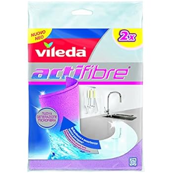 Vileda Actifibre Cloth for Cleaning Glass - Yellow: Amazon.co.uk ...