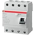 ABB Earth Leakage Circuit Breaker - 40A 4 Pole 30mA (ELCB/RCCB) - FH204 AC-40/0, 03: Buy Online ...