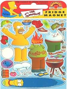 Homer Simpson Dress-up Fridge Magnets: Amazon.co.uk: Kitchen & Home