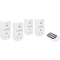 4 Pack of Remote Controlled Sockets Easy, Convenient, and Energy-Saving ...