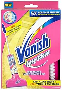 Vanish Easy Clean Carpet Cleaning Kit - 600 ml: Amazon.co.uk: Health ...