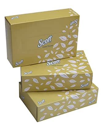 SCOTT ® Facial Tissue Box 60043 - 2 ply Flat Box Facial Tissue - 3 ...