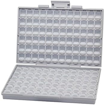 50 Stücke Grün Elektronische Komponenten Teile Mini Aufbewahrungskoffer ...