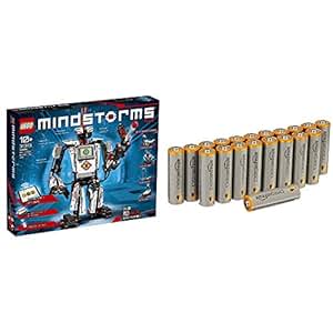 LEGO MINDSTORMS EV3 - 31313 - Jeu de Construction & AmazonBasics Lot de 20 piles alcalines Type ...