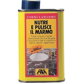 RINNOVA MARMO kit per pulire marmo macchiato eliminare opacità graffi corrosioni incrostazioni e ...