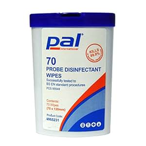 PAL Disinfectant Probe Cleaning Wipes - 70 Wipes: Amazon.co.uk: Sports ...
