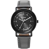 Titan Quartz Analog With Date Anthracite Dial Tan Leather Strap Watch ...
