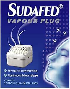 Sudafed Vapouriser Plug In + 5 Refills: Amazon.co.uk: Health & Personal ...