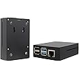 Geekworm Raspberry Pi 4 Gehäuse Wandmontage Aluminum Case/Housing for ...