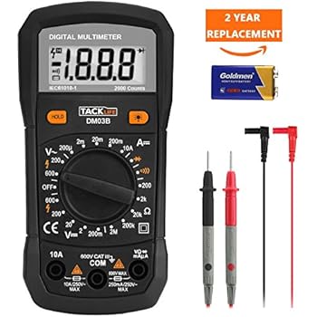 Hama Digital Multimeter (Spannungsmesser, Stromprüfer, Widerstand ...