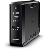CyberPower CP900EPFCLCD Backup UPS PFC Pure Sinewave 900VA/540W 2 x UK ...
