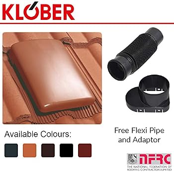 Klober Universal Tile Vent and Cap | Concrete Roof Tiles | Ventilation ...