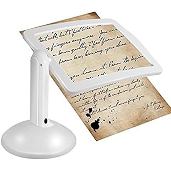 Hands Free Magnifying Glass With Light & Neck Cord LED Illuminated ...