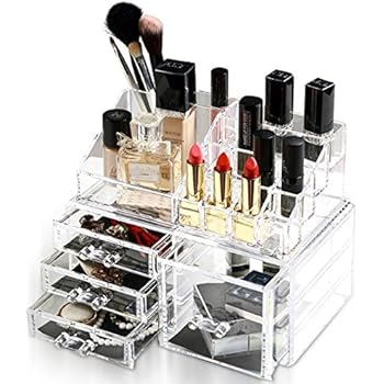 Boîte rangement maquillage Make up organisateur cosmétiques tiroirs ...