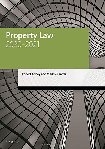 Property Law 2020-2021 (Legal Practice Course Manuals): Amazon.co.uk ...