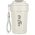 Tazza Termica da Caffè 480ml, Thermo Coffee Mug-to-Go in Acciaio Inossidabile 316 Senza BPA ...