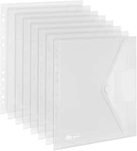 20 Packs Envelope Wallets, A4 Binders Folder - Document Pocket Pouches ...
