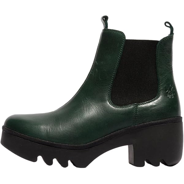 WOMENS TRIG514FLY Ankle Fly London Leli Leather Boot In Black Medi' Boots