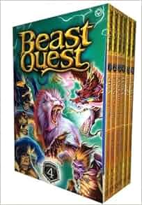 Beast Quest Pack: Series 4, 6 books, RRP £29.94 (Blaze The Ice Dragon ...