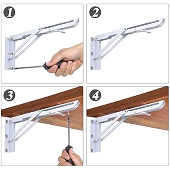 Équerre pliante pour table murale rabattable 400x270 mm: Amazon.fr ...