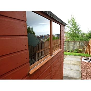 Clear Acrylic Perspex Safety Plastic Replacement Shed Windows - 610mm x ...