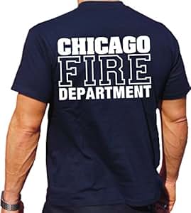 T-Shirt Chicago Fire Department: Amazon.co.uk: Sports & Outdoors