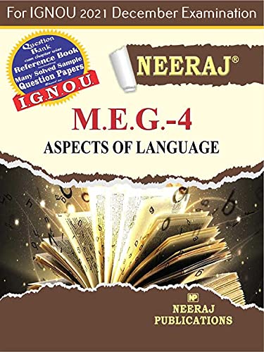 Buy MEG4-Aspects of Language (IGNOU help book for MEG-4 in English ...