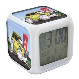Koolart Ultimate Cartoon Mr Bean Mini Digital LED Alarm Clock - Light ...