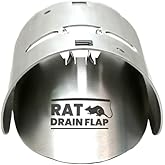 Drain Pipe Non-Return Valve (NRV) and Rat Drain Flap,PVC Material (75mm ...