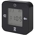 Ikea ABS Plastic KLOCKIS Clock with Thermometer, Alarm, Timer (Black) : Amazon.in: Home & Kitchen