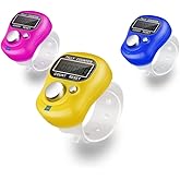 Buy AMZTOP Mini Hand Tally Counter Finger Ring Digital Electronic Head ...