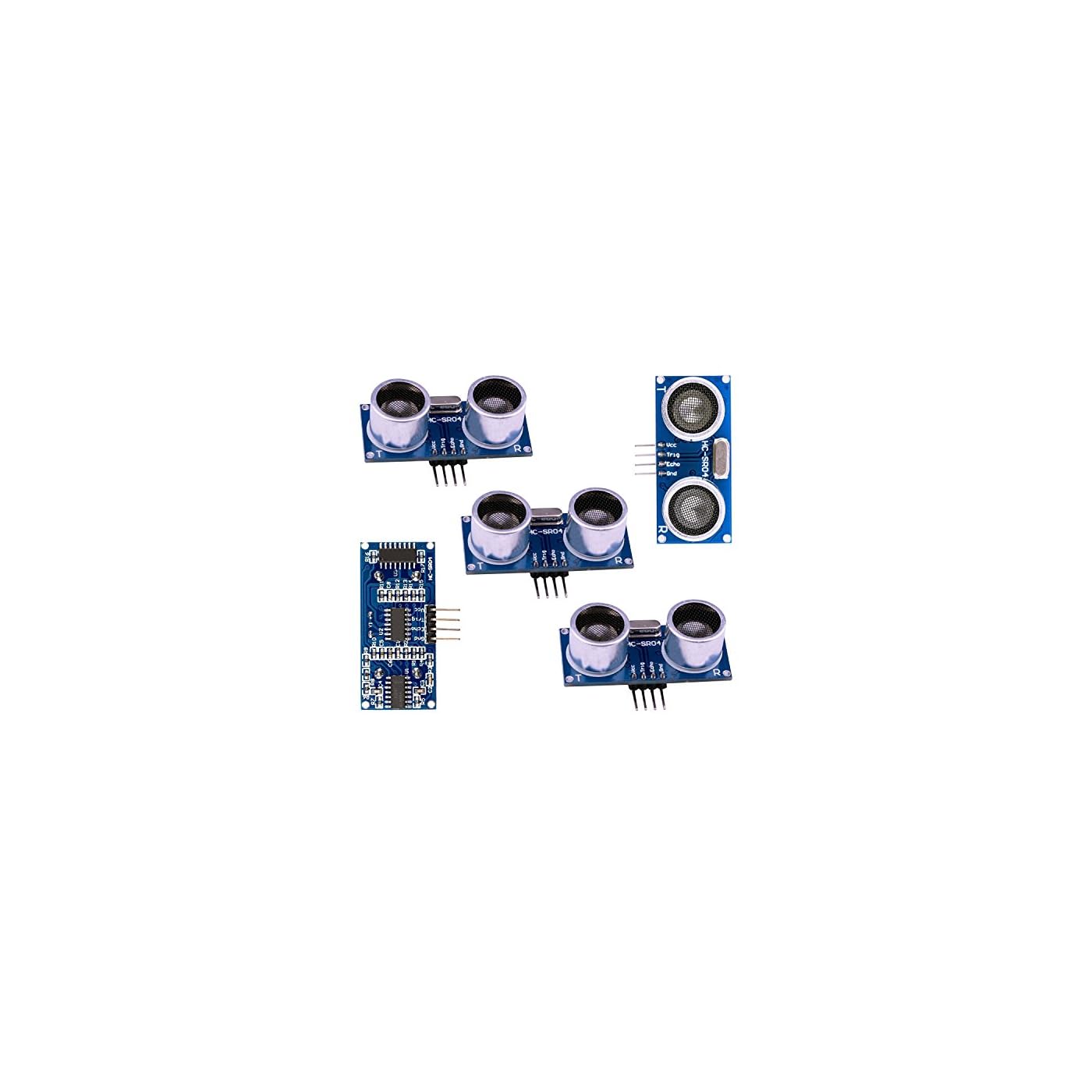 Ultrasonic Sensor, Elegoo HC-SR04 Ultrasonic Distance Sensor Kits for ...