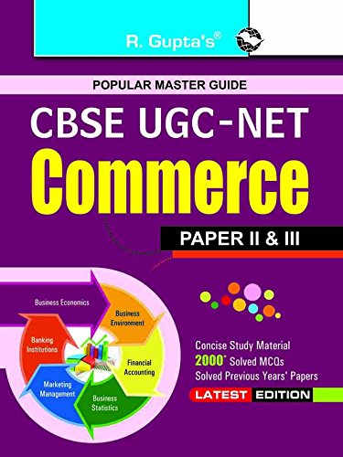 Buy CBSE UGC-NET/SET: Commerce (Paper II & III) JRF and Assistant ...